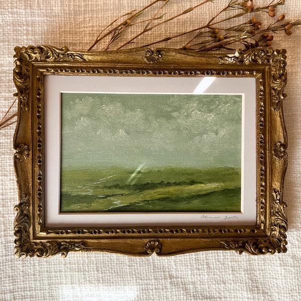 Framed Landscape Painting - Etsy