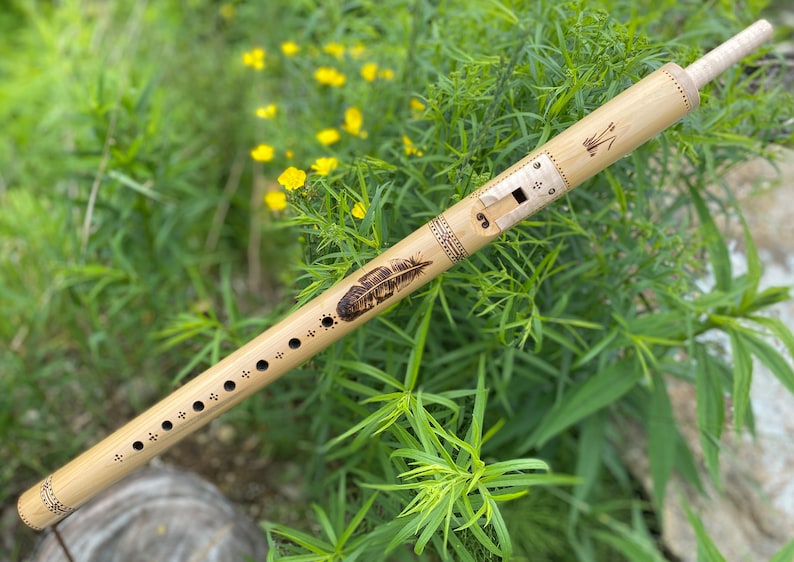 Custom Made Authentic Native American Flute, Traditional Mi'kmaq Cedar ...