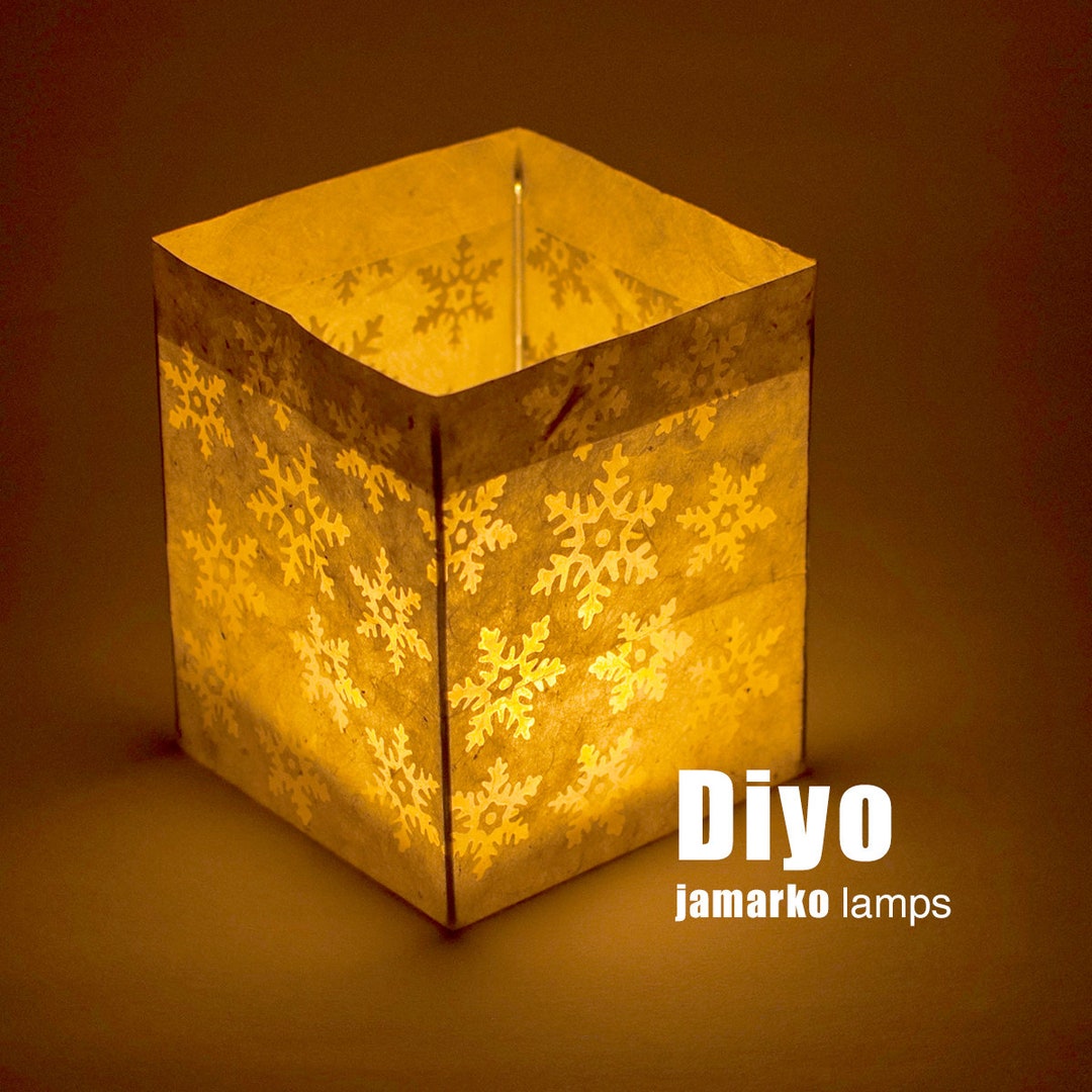 Diyo Lamps Christmas Lights Paper Lanterns Foldable Lamps - Etsy