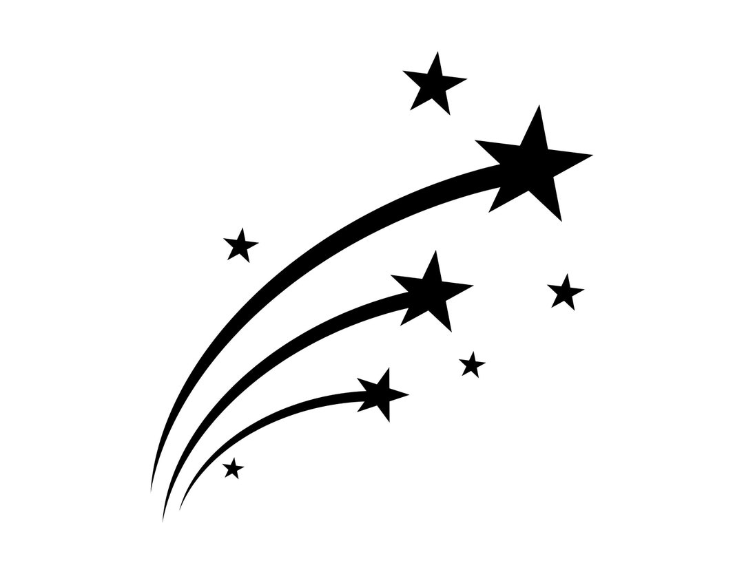 Shooting Stars SVG Instant Download SVG, PNG, Jpg Digital Download - Etsy