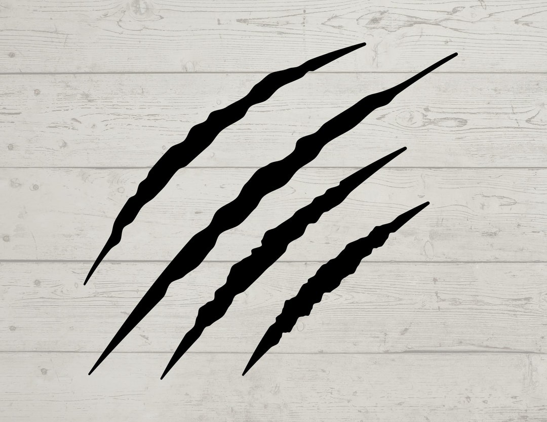 Claw Marks SVG Instant Download SVG, PNG, Jpg Digital Download - Etsy