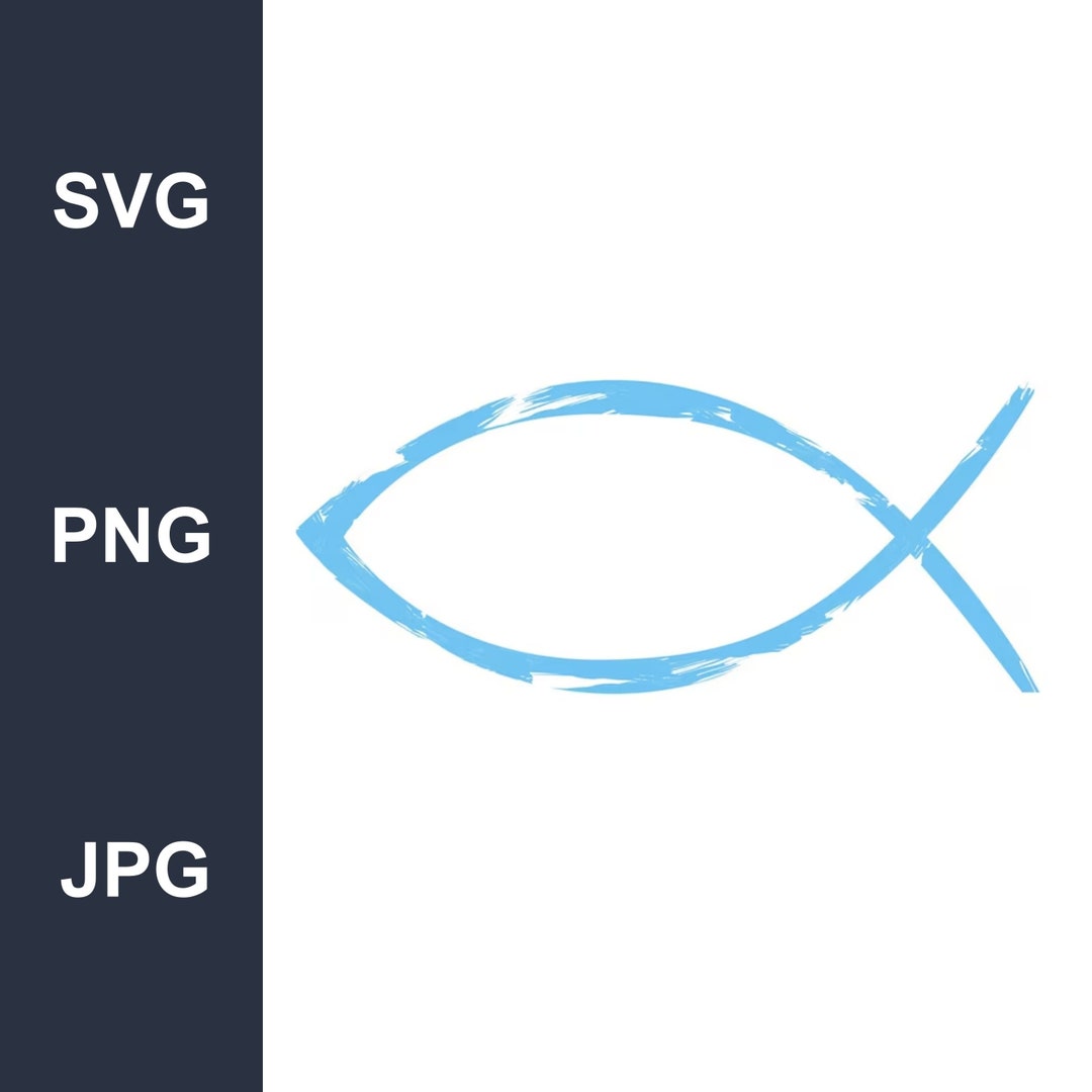 Christian Fish SVG Instant Download SVG, PNG, Jpg Digital Download - Etsy