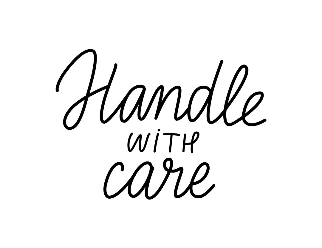 Handle With Care SVG Instant Download SVG, PNG, Jpg Digital Download - Etsy