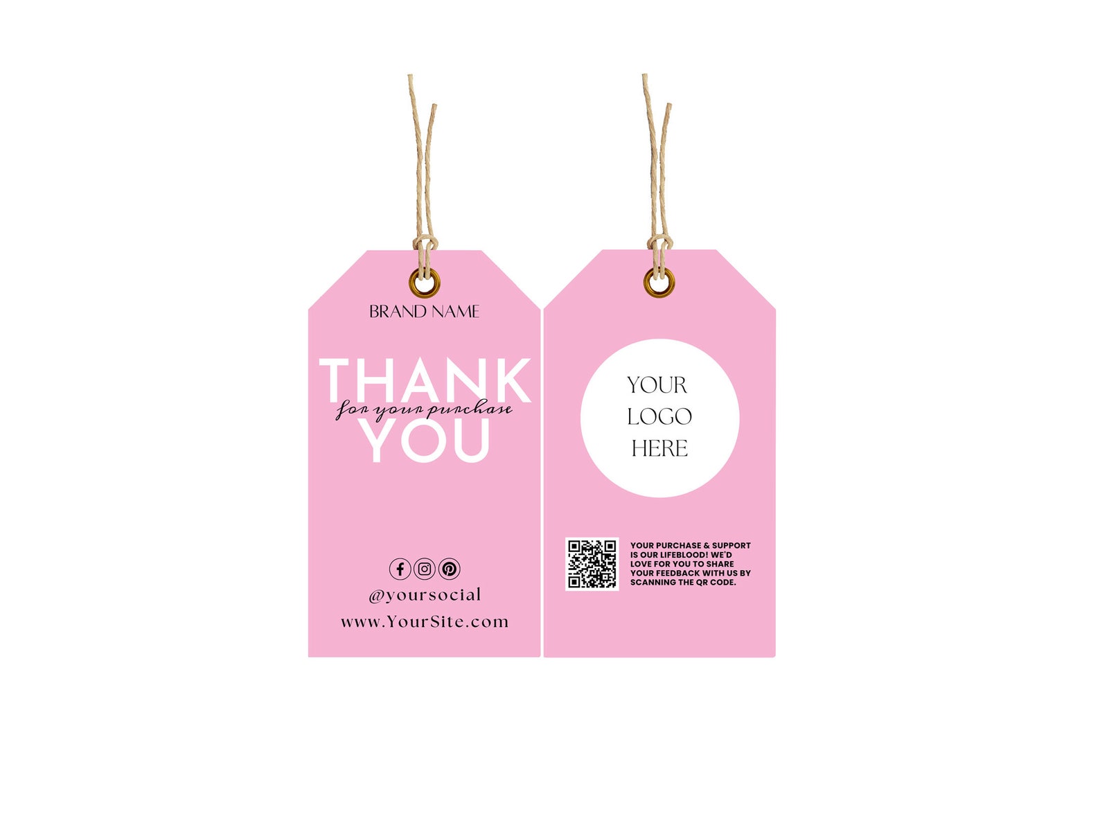 Editable Price Tag Template Product Tags Custom Clothing - Etsy