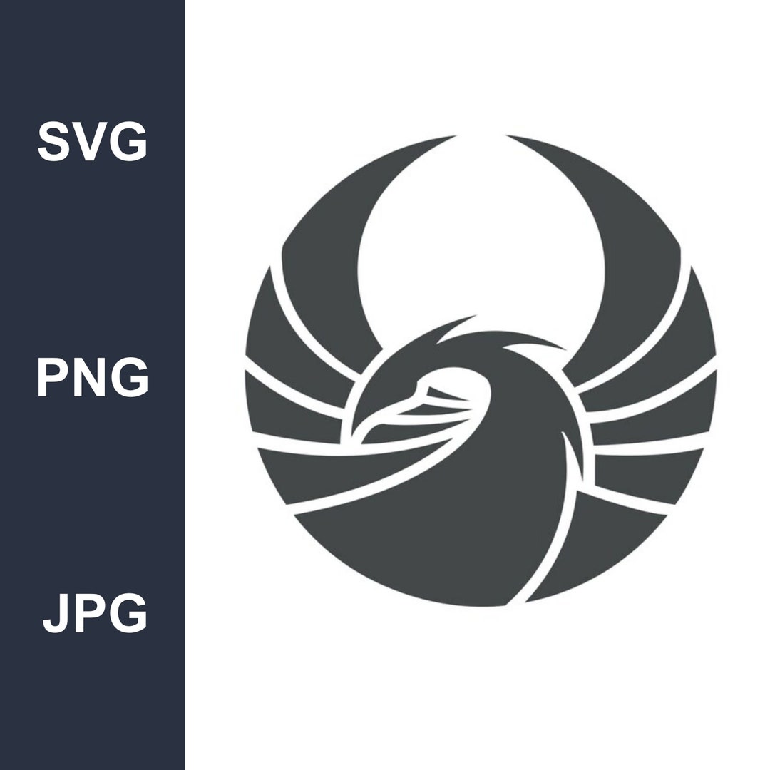 Dragon Crest Wings SVG Instant Download SVG, PNG, Jpg Digital Download ...