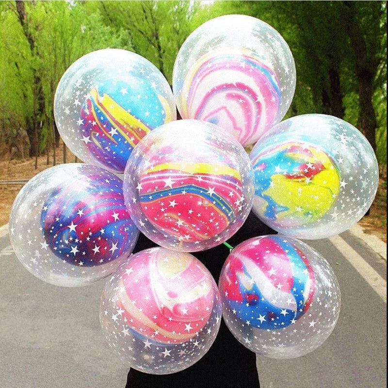 Marble Balloons - Etsy