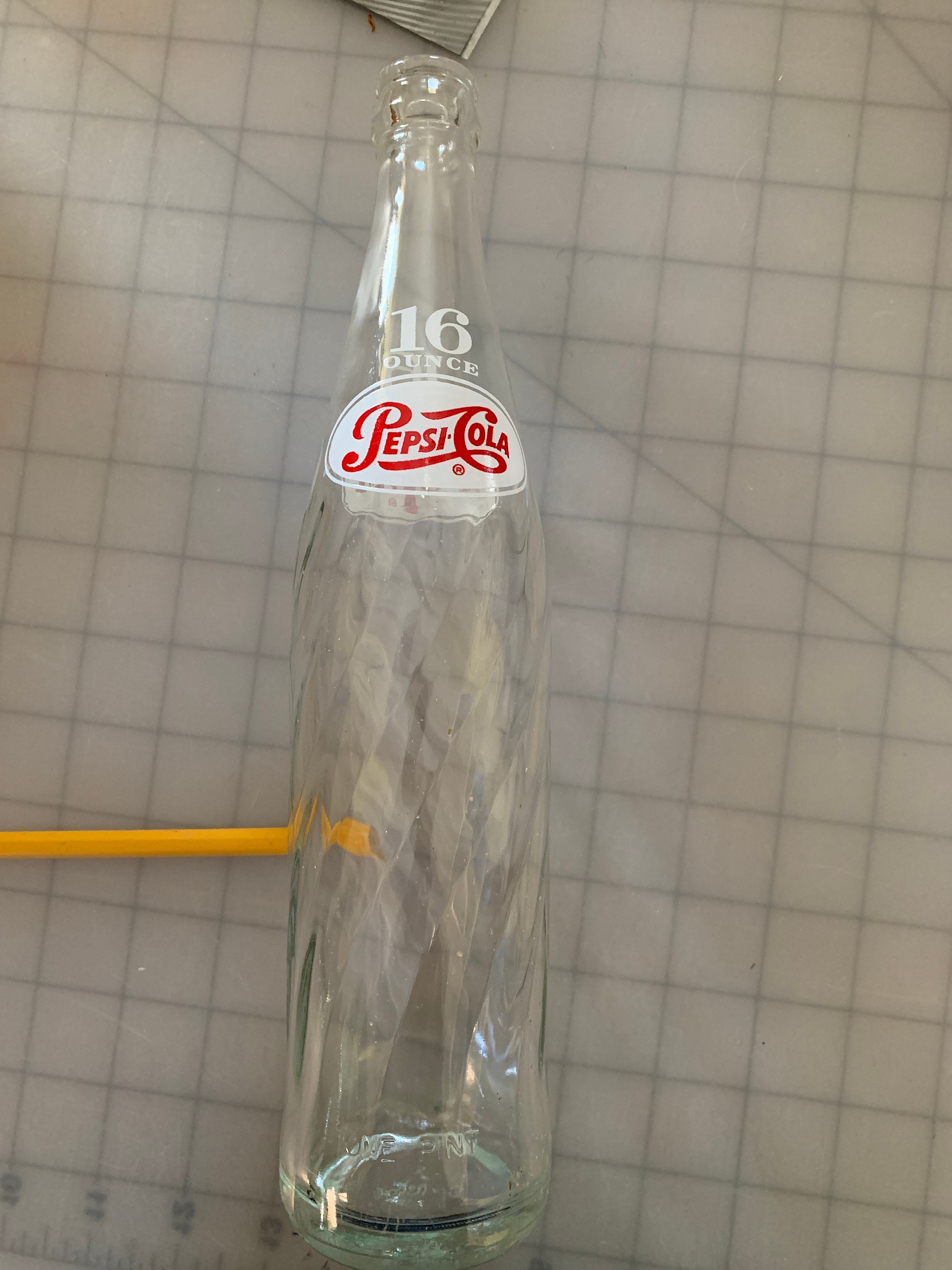 Vintage Pepsi Bottle, Glass Pepsi Bottle - Etsy