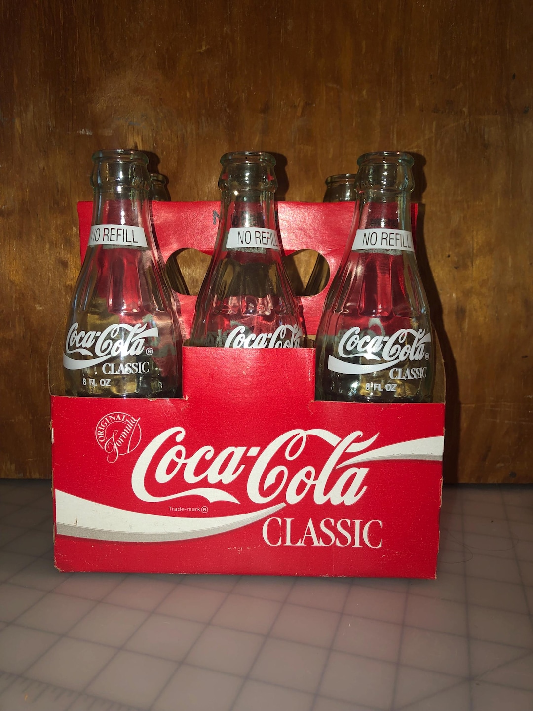 Coca Cola Classic - Original Formula 6 Pack - Etsy