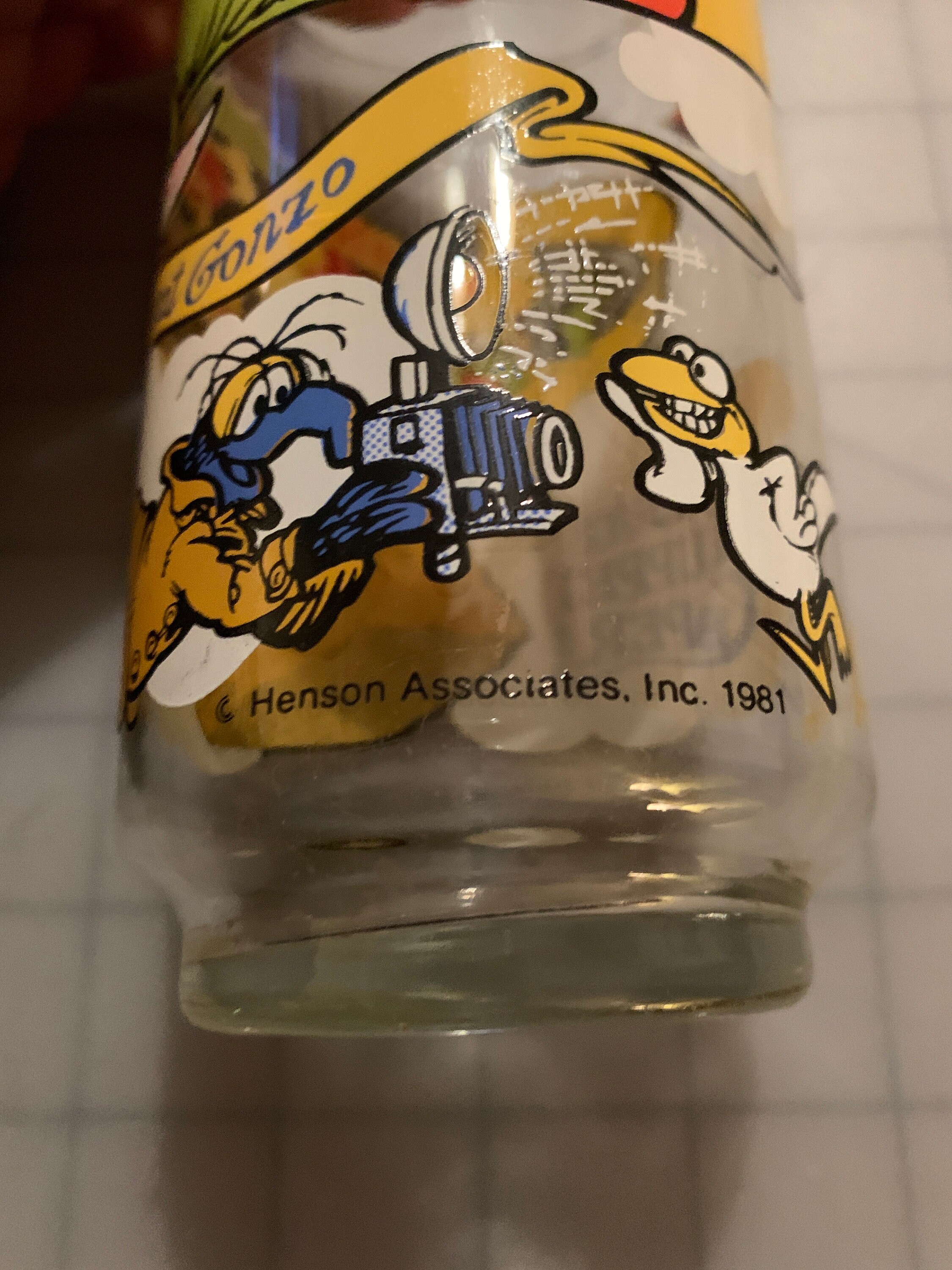 1981 Muppet Mcdonalds Glass, the Great Muppet Caper Glass - Etsy