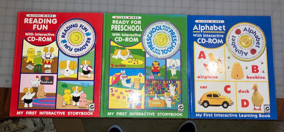 My First Interactive Leaning and Story Books With Dvd - Etsy