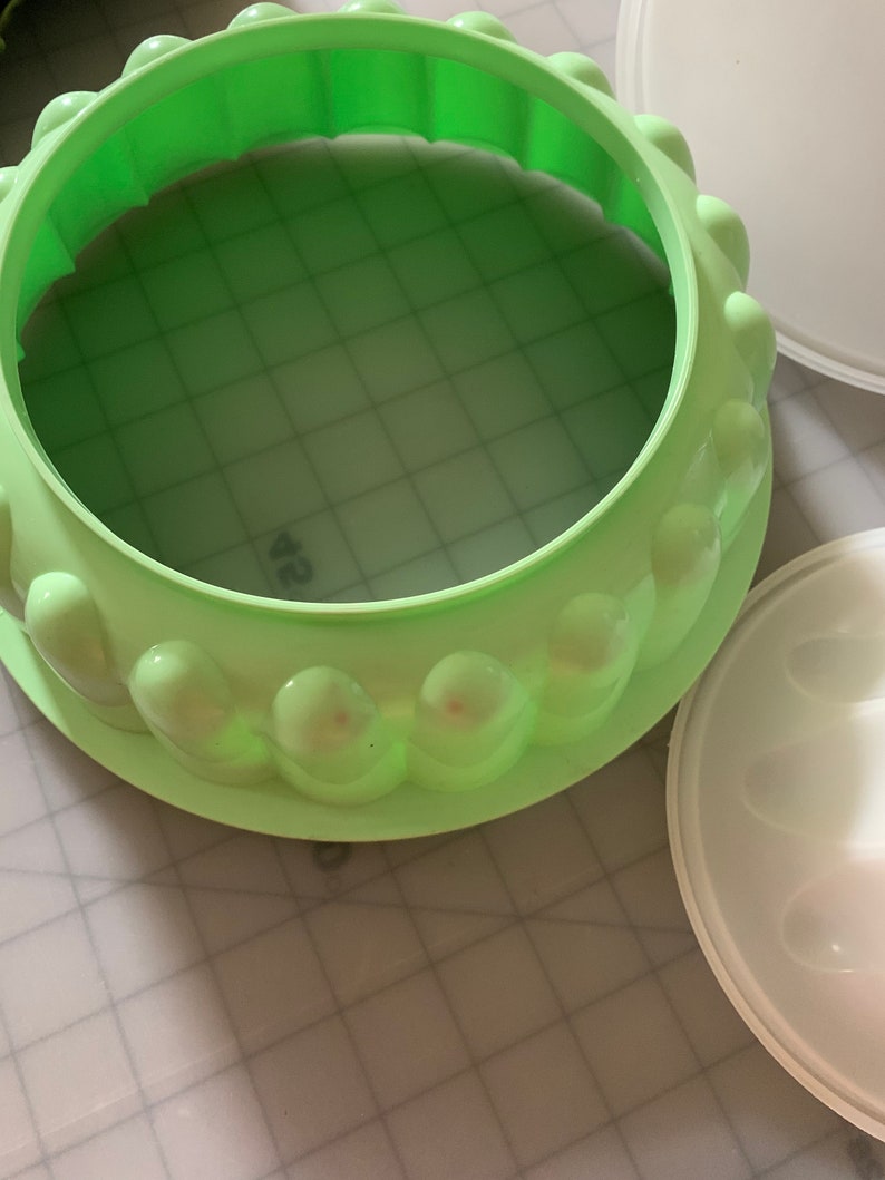 Vintage 3 Piece Tupperware Mint Green Mold - Etsy