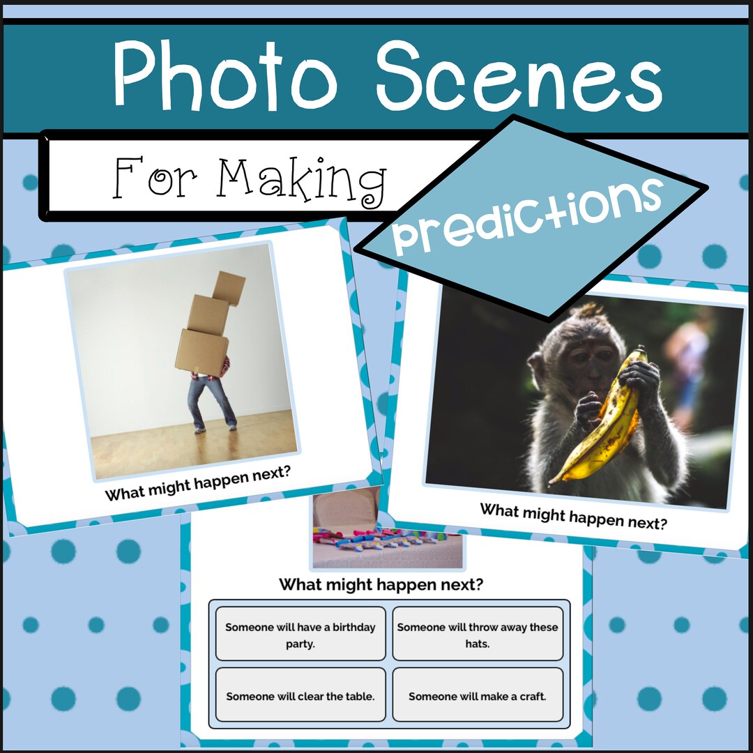 Boom Cards: Photo Scenes for Making Inferences - Etsy