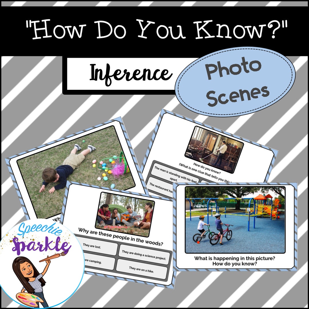 How Do You Know? Inference Scenes - Boom Cards Deck - Etsy