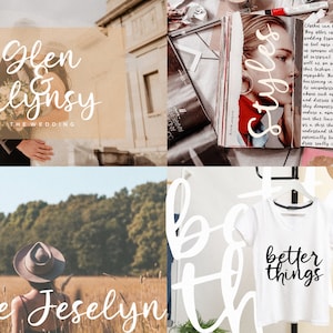 Best Seller Font Bundle Cricut Fonts, Procreate Fonts, Canva Fonts ...