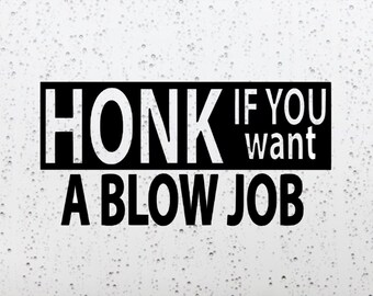 Honk Car Sticker - Etsy