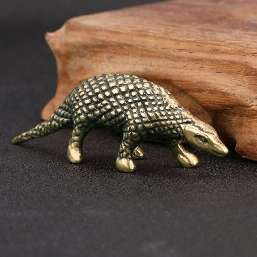 Retro Curio Solid Bronze Pangolin Statue Sculpture - Etsy