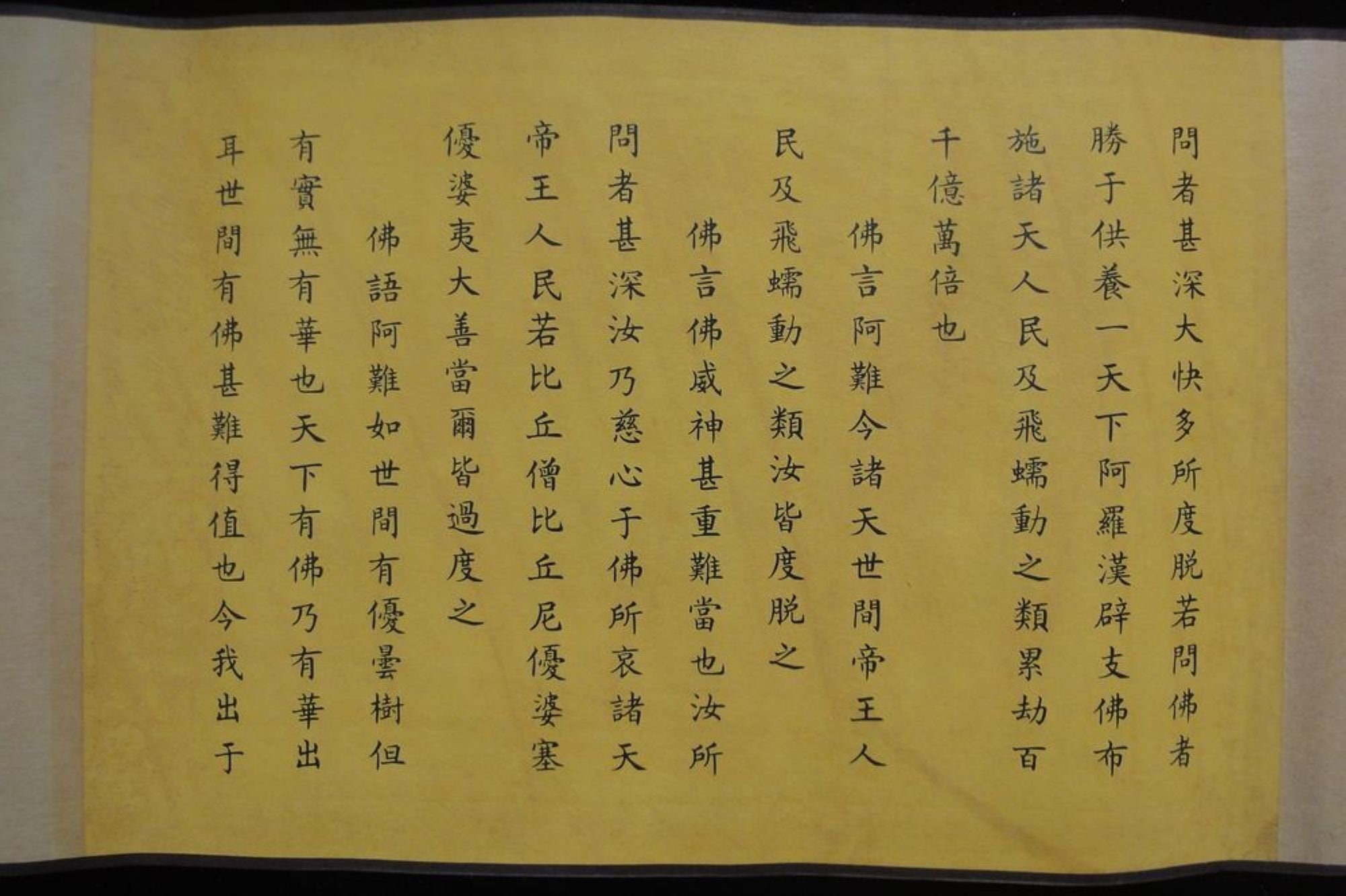 1620cm Very Long Old Chinese Scroll Handwriting Buddhist - Etsy