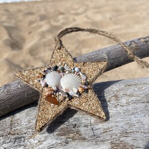 Beachy White Shells Star - Etsy