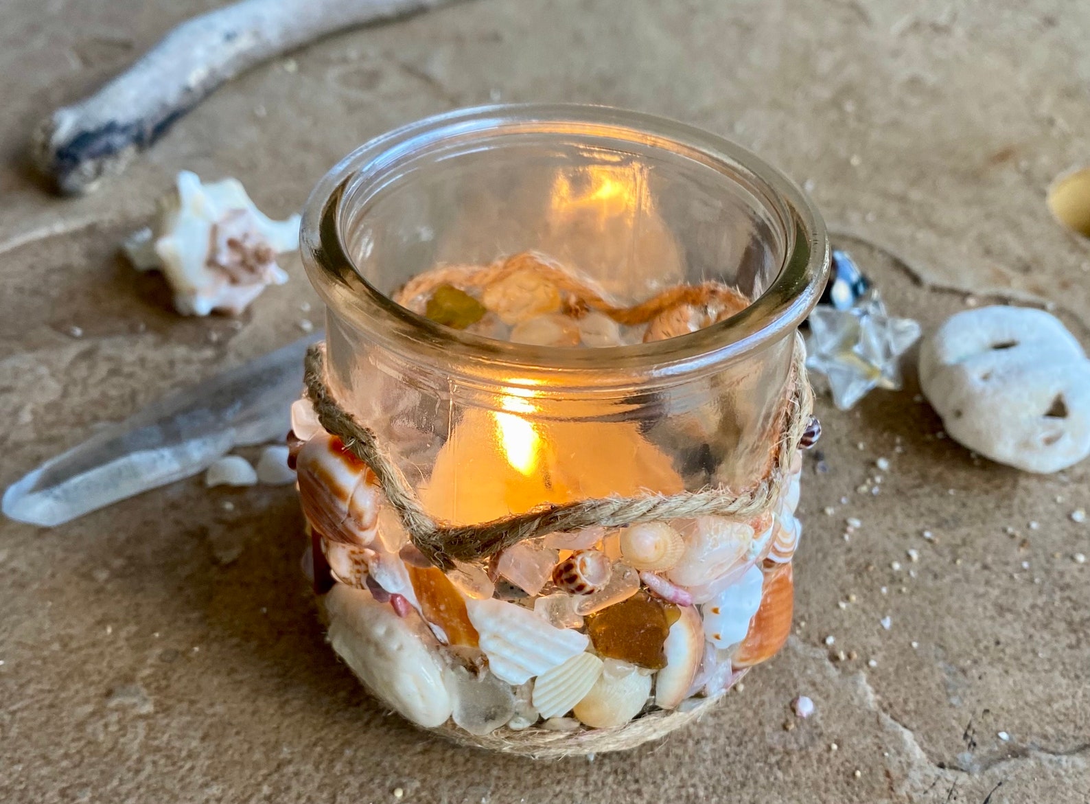 Sandys Beach Candle Holder - Etsy