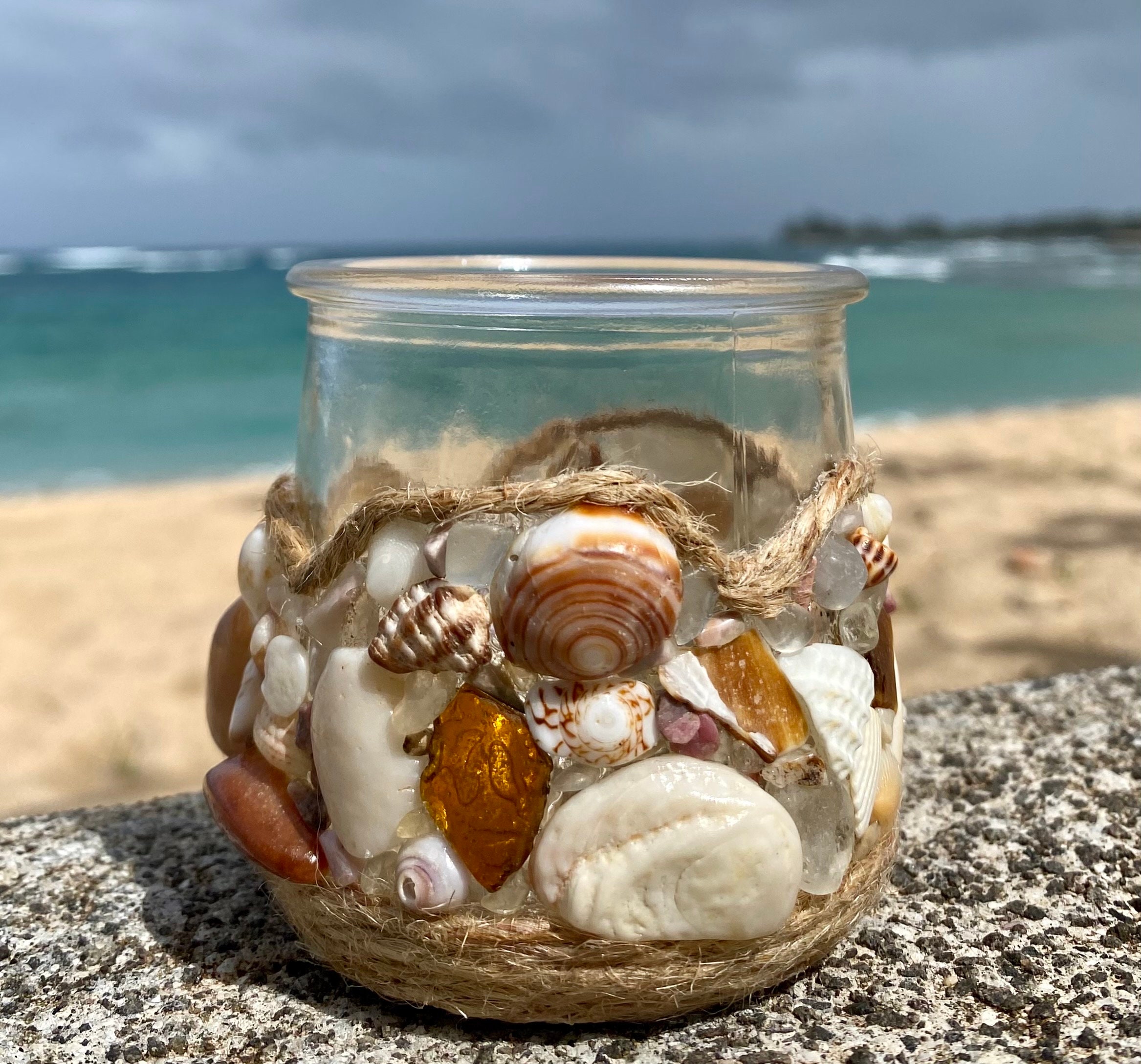 Sandys Beach Candle Holder - Etsy