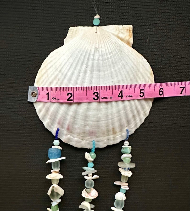 White & Blue Ocean Large Scallop Shell Mobile - Etsy