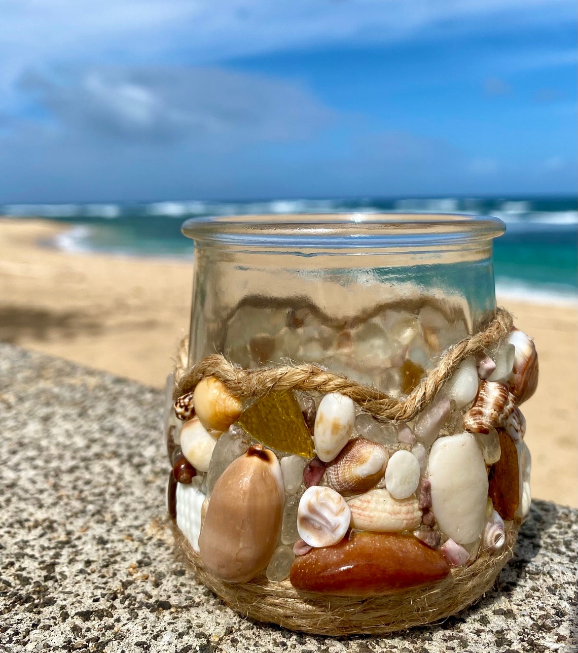 Sandys Beach Candle Holder - Etsy