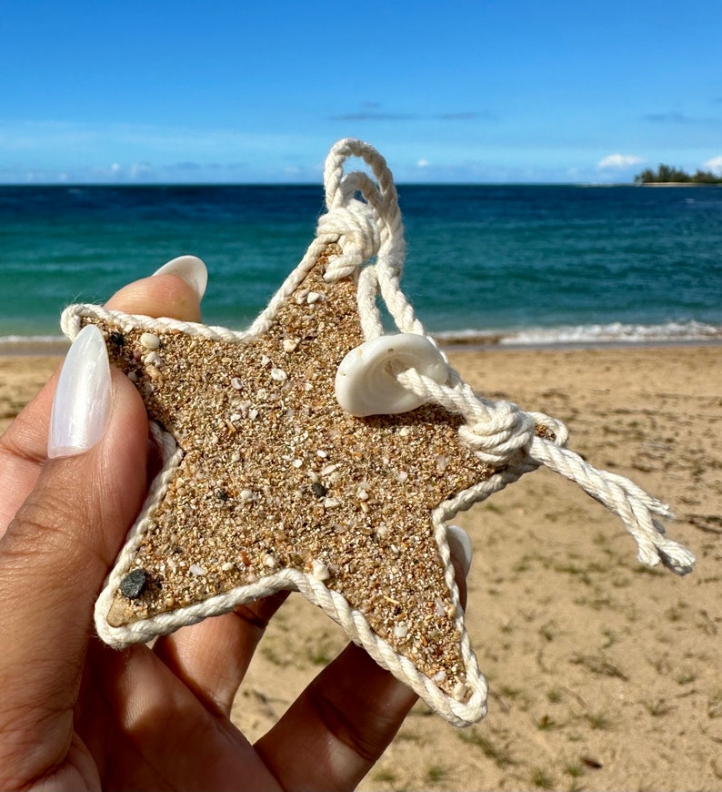 Purple Shells & Rose Quartz Star Ornament - Etsy