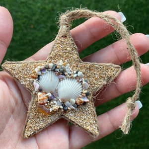 Beachy White Shells Star - Etsy