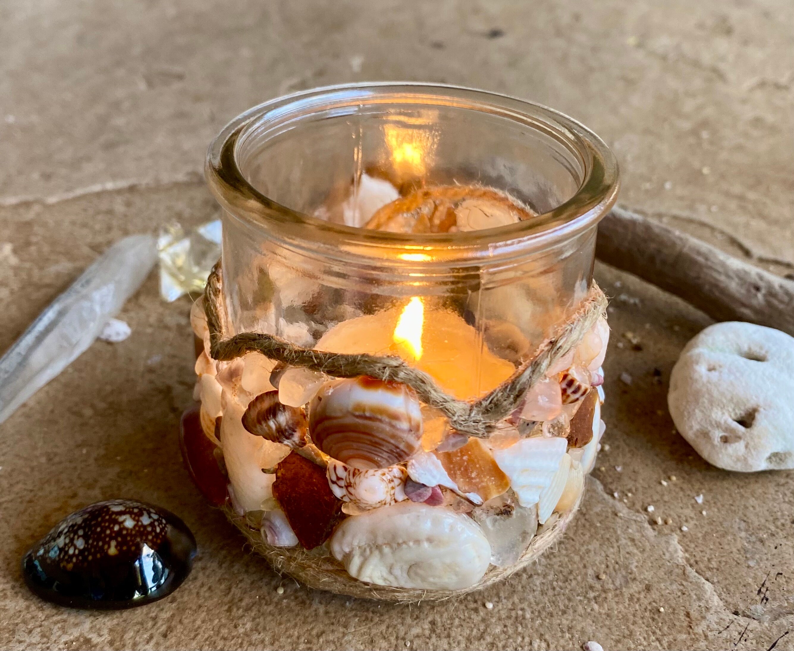 Sandys Beach Candle Holder - Etsy