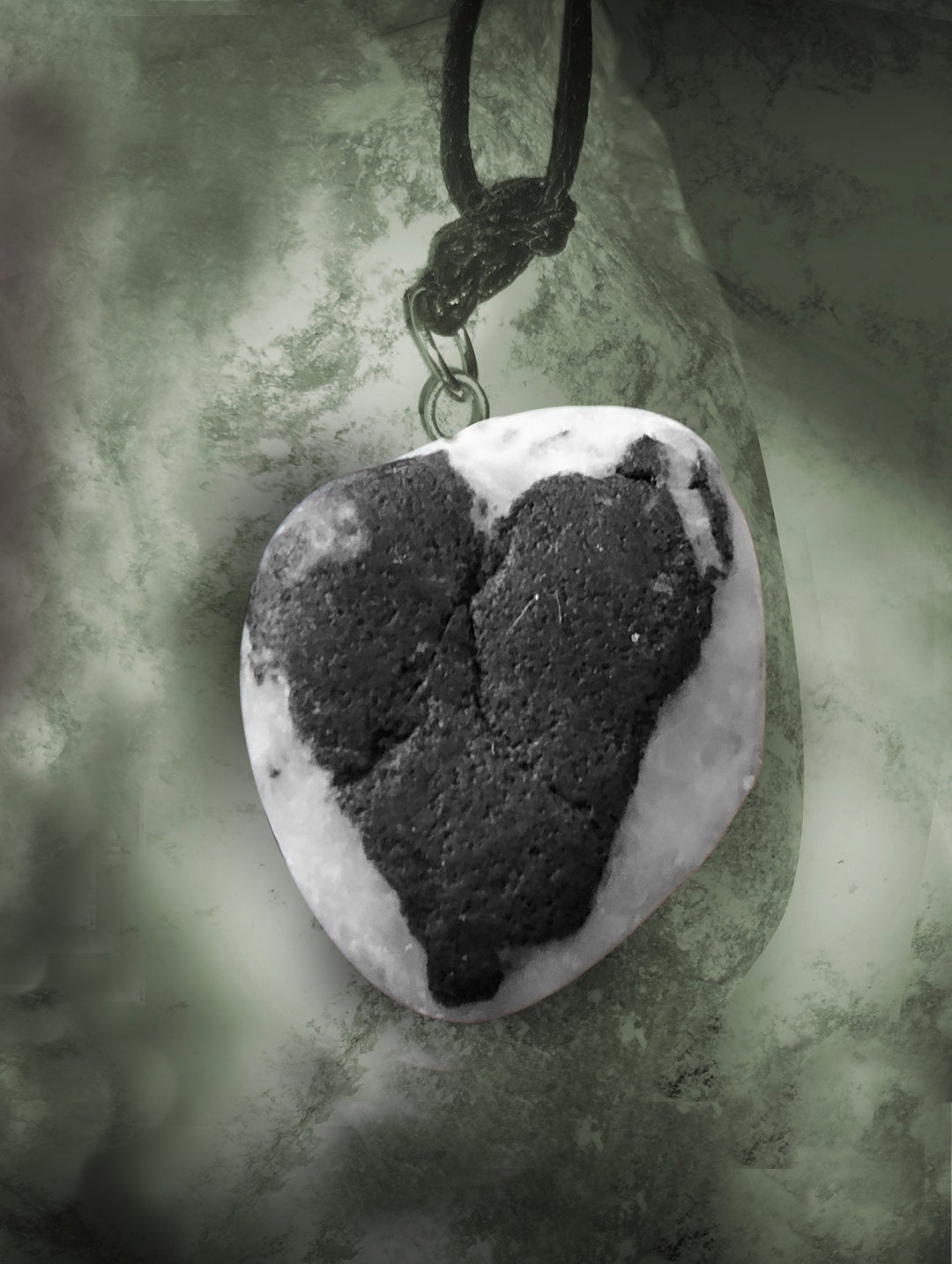 Unique Opaque White Sea Glass With Heart Inclusion - Etsy