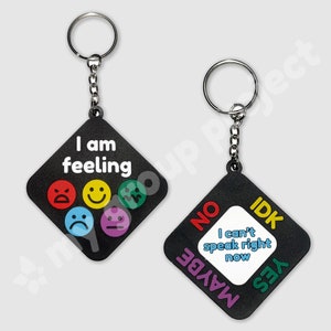 Communication Keychain - Etsy