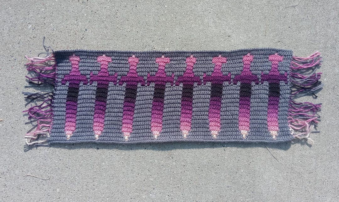Fantasy Mosaic Crochet Sword Pattern - Etsy