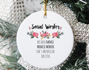 Christmas Social Worker - Etsy