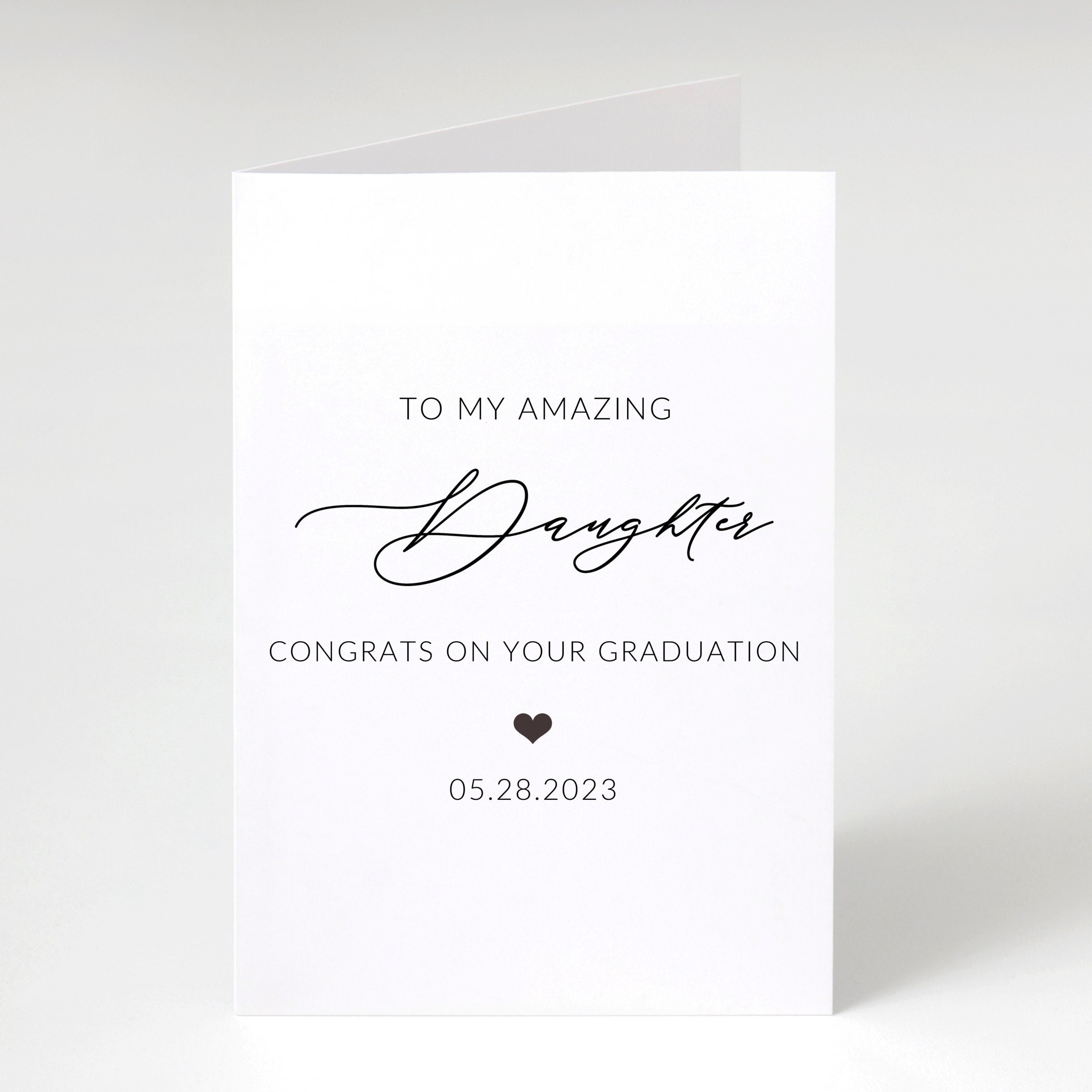 Personalized Daughter Graduation Card Custom Graduate - Etsy