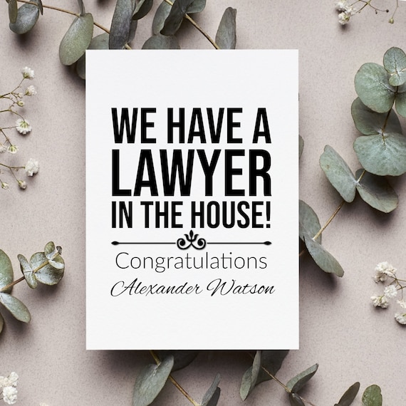 New Attorney Announcement Card