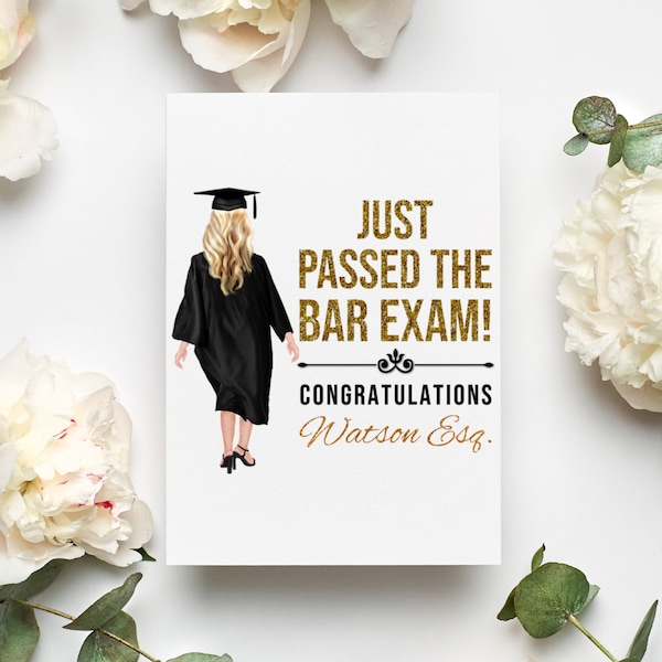 Passing the Bar Card - Etsy