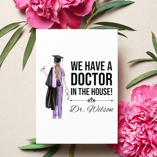 Doctor Graduation Card - Etsy