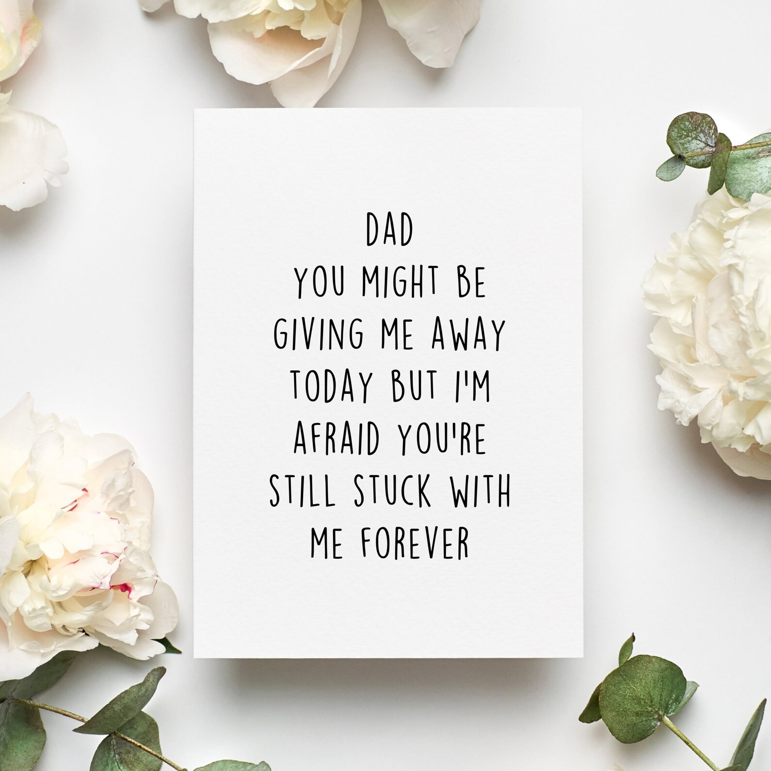 Father of the Bride Card, Funny Father of the Bride Card, Dad Wedding ...