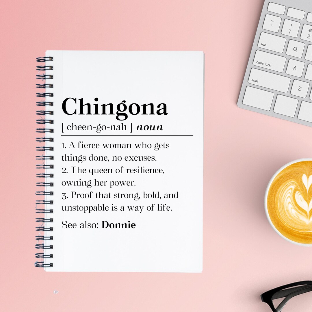 Personalized Chingona Notebook, Latina Mujer Gift, Feminist Empowerment ...