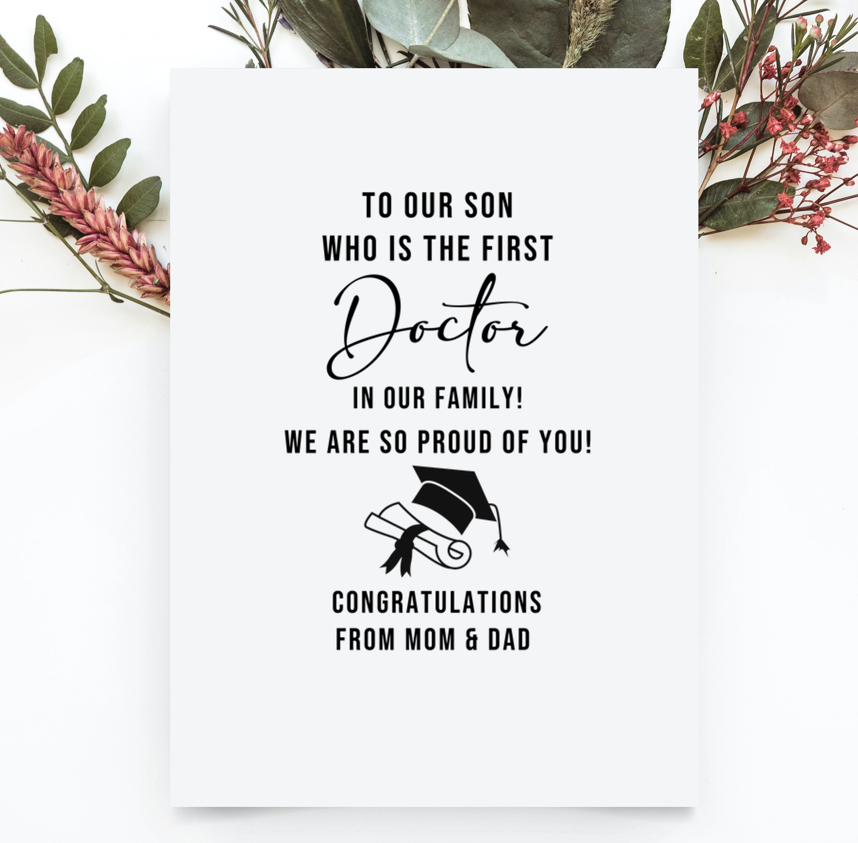 Doctor Who Graduation Card