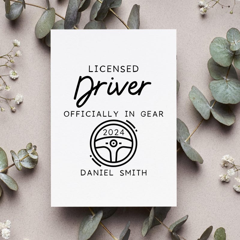 Funny Card Drivers Permit - Etsy