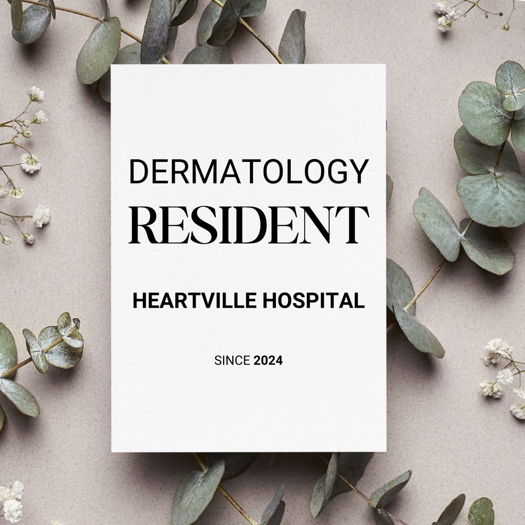 Personalized New Residents Welcome Card, Hospital Residency Keepsake ...