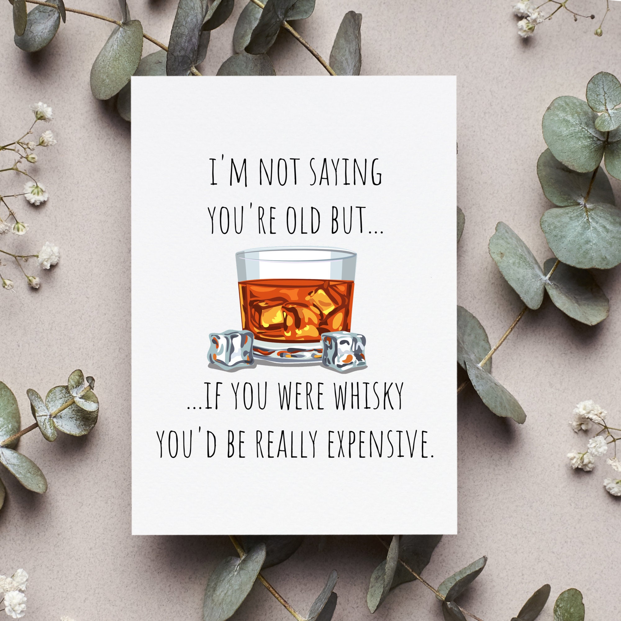 Funny Old Birthday Card, Birthday Card for Him, Husband Birthday Card ...