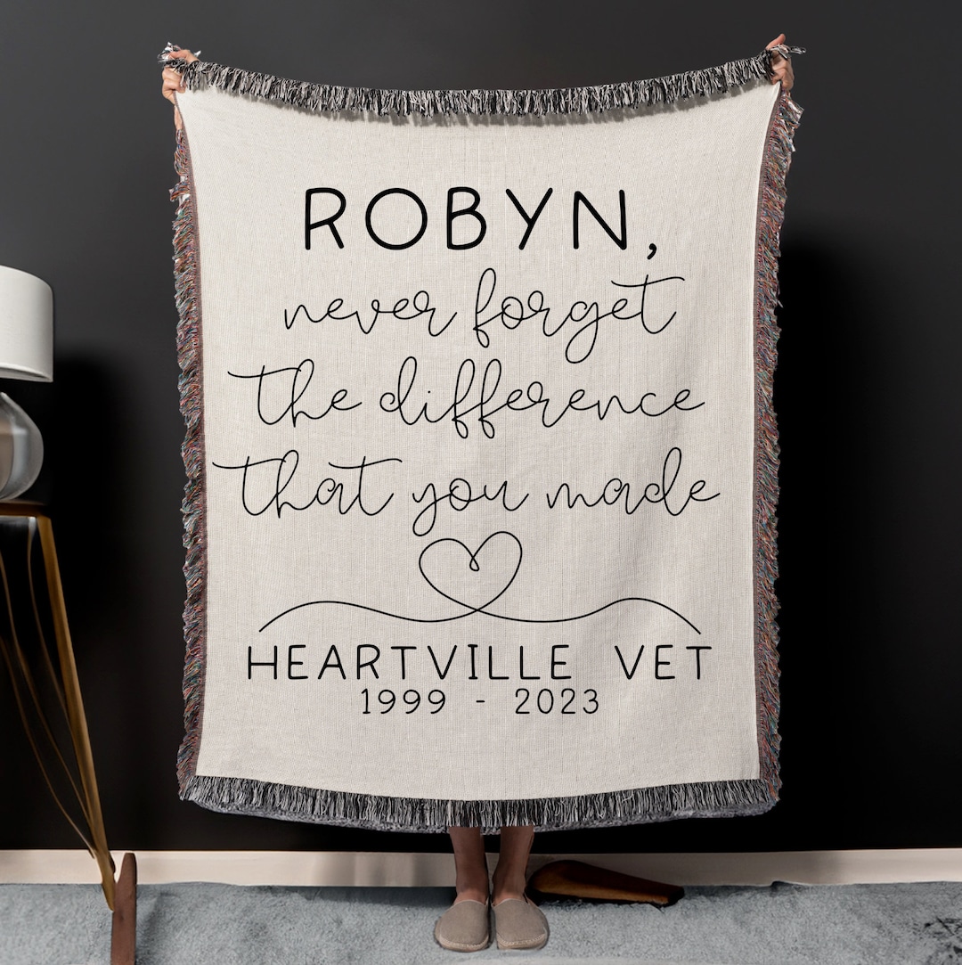 Personalized Retirement From Army Woven Blanket, Custom Retiring for ...