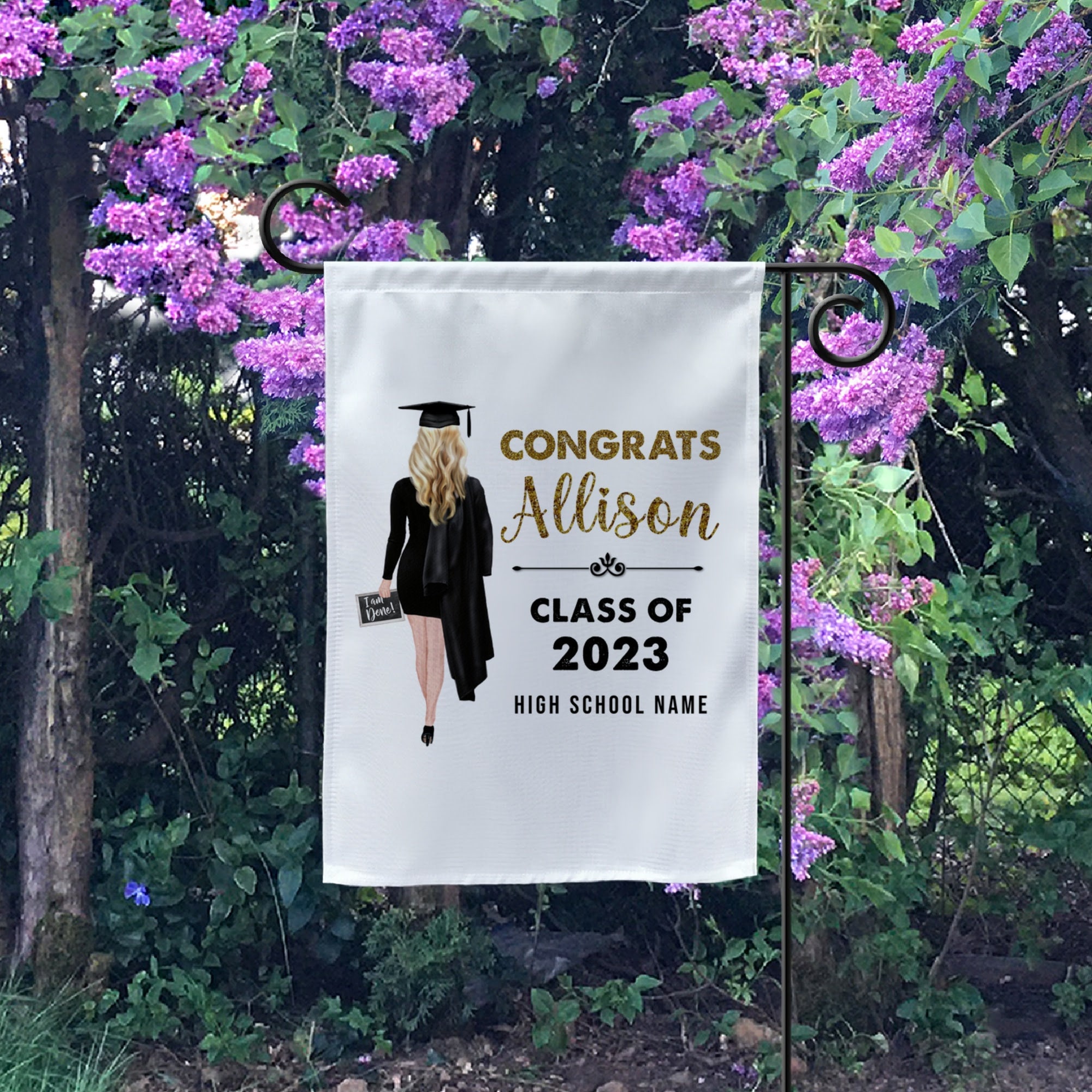 Personalized High School Graduation Yard Sign College - Etsy
