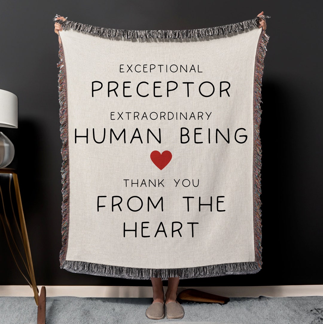 Preceptor Thank You Woven Blanket, Nurse Preceptor Appreciation Throw ...