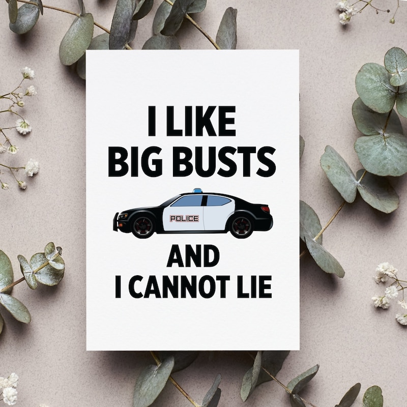 Police Officer Card - Etsy