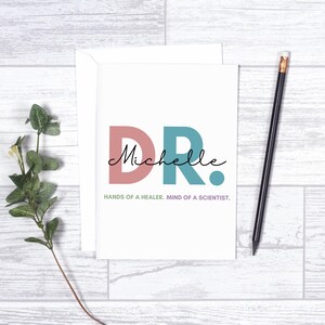 Personalized Doctor Appreciation Card, Medical School Graduate Gift ...