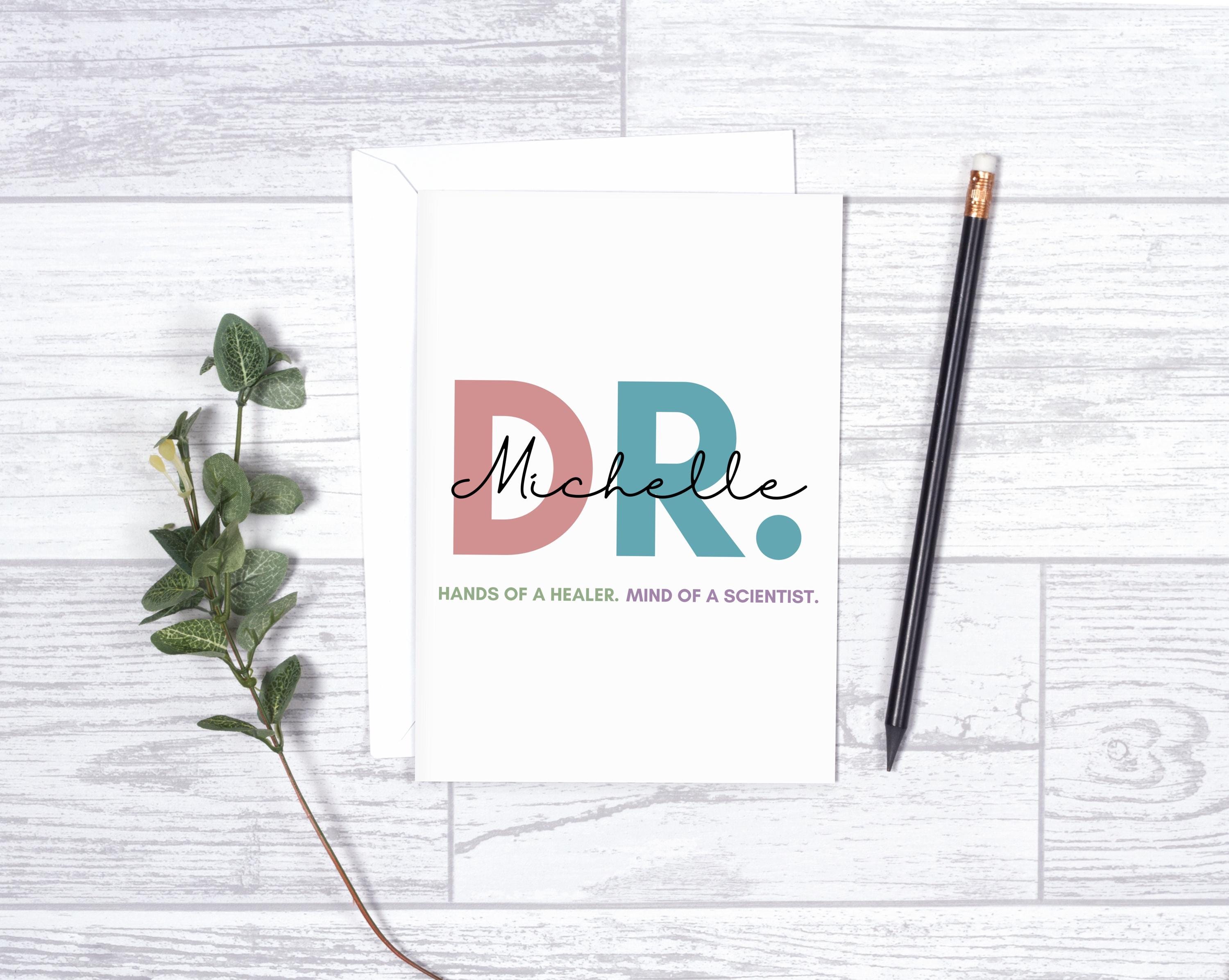 Personalized Doctor Appreciation Card, Medical School Graduate Gift ...