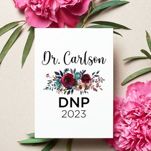 Personalized Dnp Graduation for Her Card, Dnp Graduate Women Gift ...